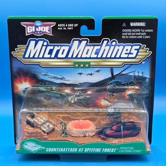 Galoob | Toys | 999 Micro Machines Gi Joe Counter Attack At Spitfire ...